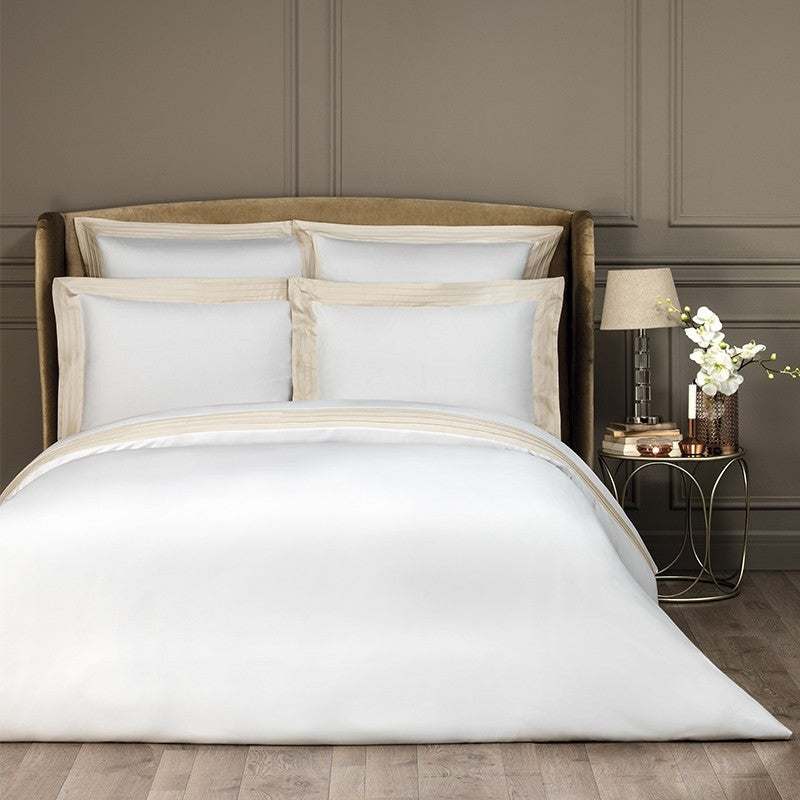 Eden White/Ecru Duvet Cover – Latest Bedding