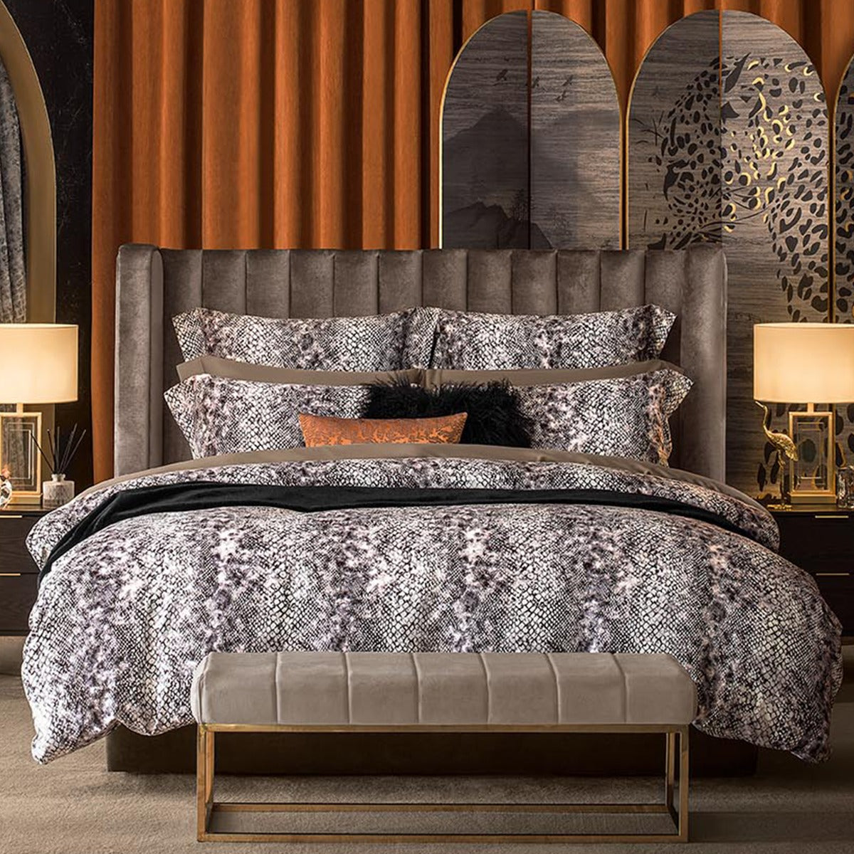 Selisa Grey Duvet Cover – Latest Bedding