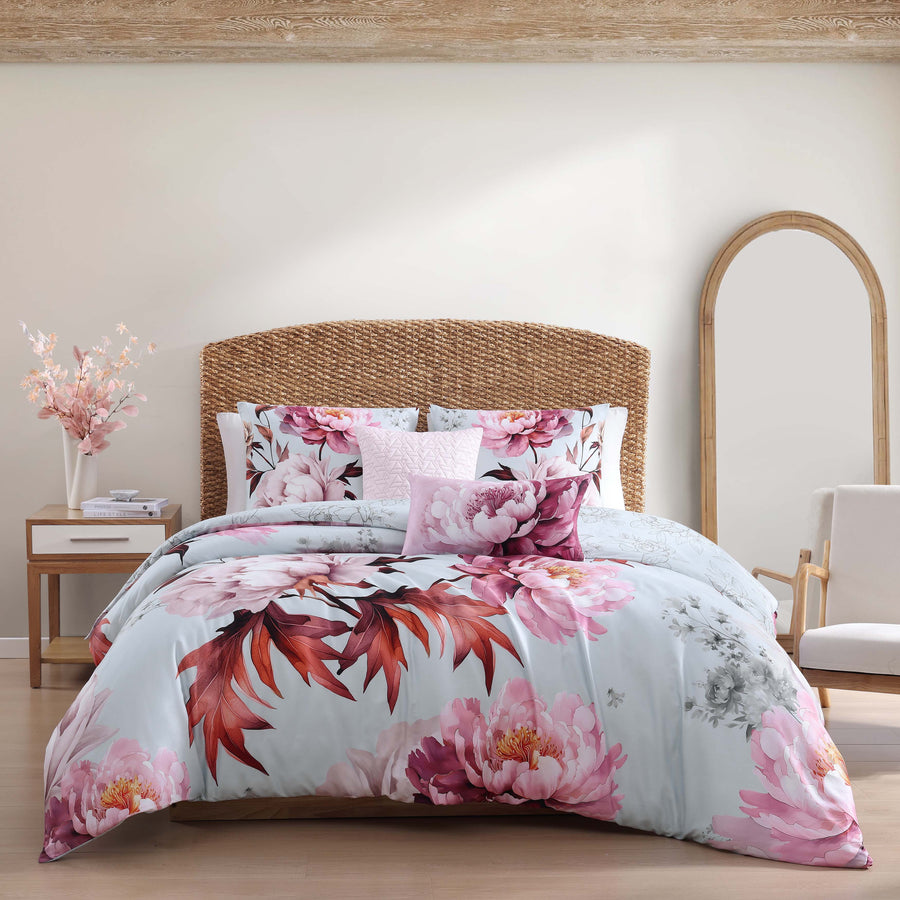 Bebejan Fresh Cut Flowers 5 Piece Reversible Comforter Set – Latest Bedding