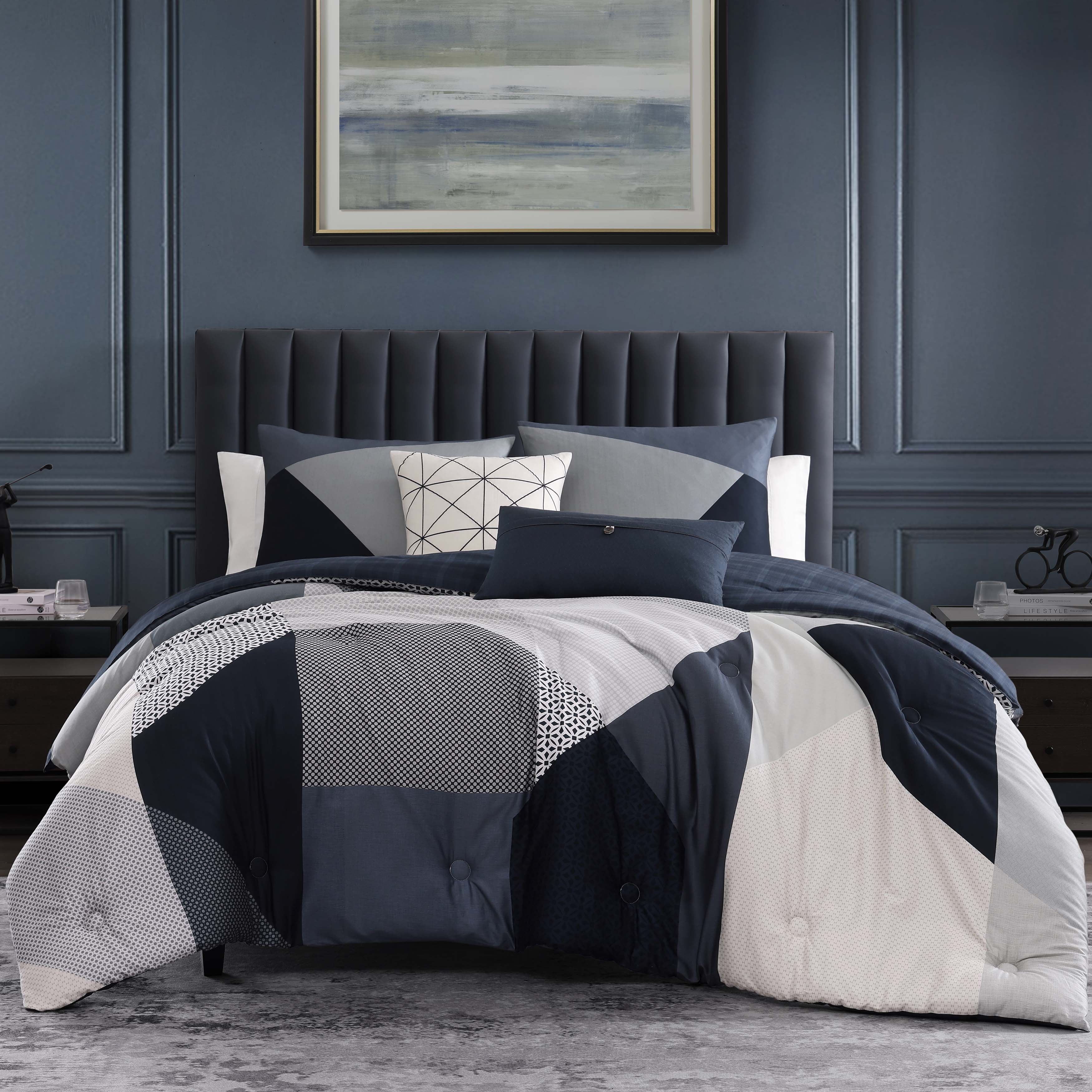 Bebejan Geo Fusion 5 Piece Reversible Comforter Set – Latest Bedding