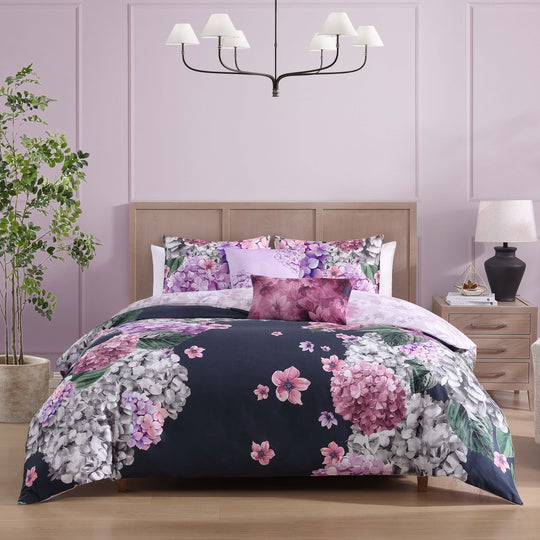 Floral Damask Periwinkle 4 Piece Comforter Set – Latest Bedding