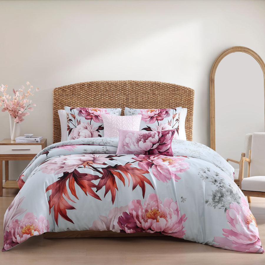 Bebejan Fresh Cut Flowers 5 Piece Reversible Comforter Set – Latest Bedding