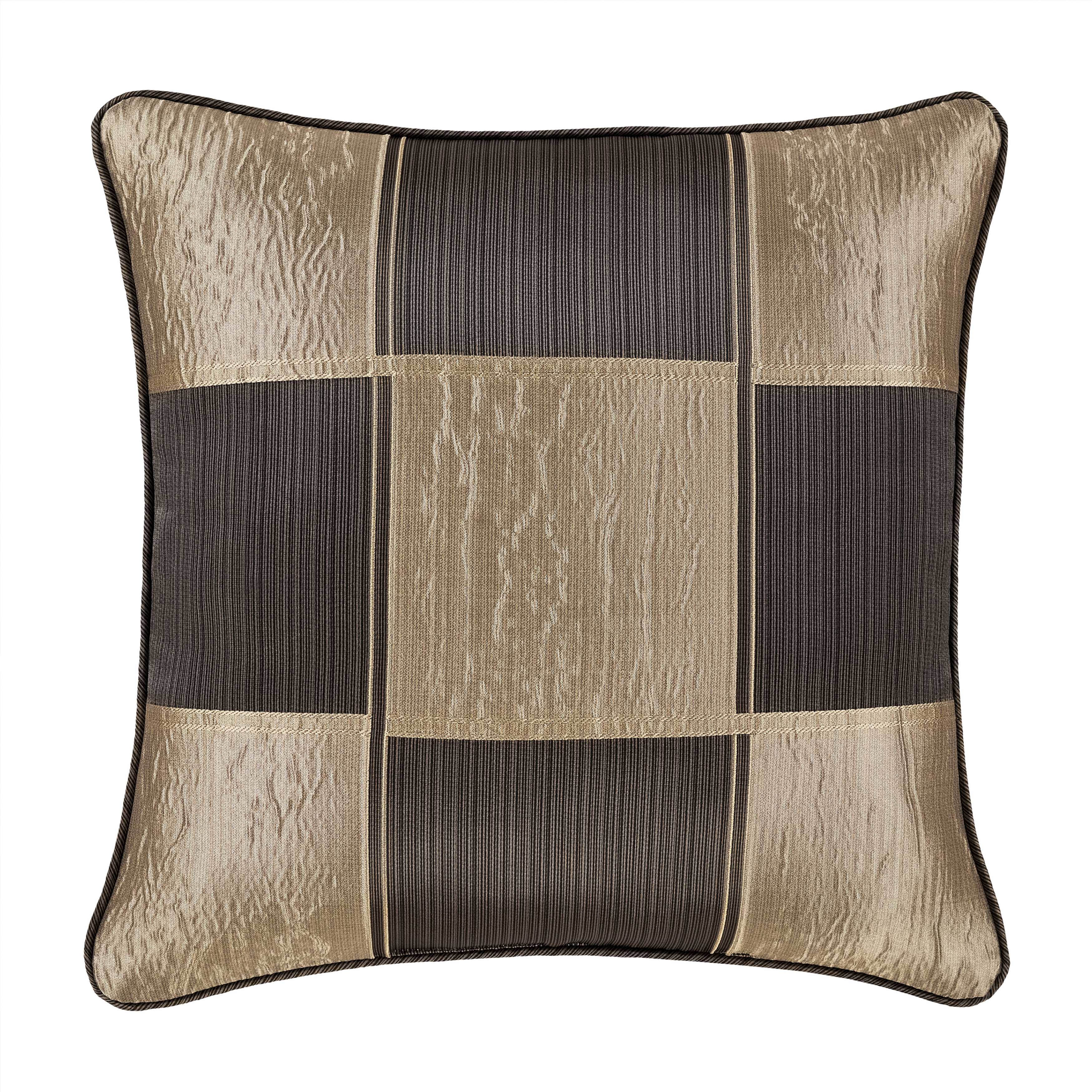 Brando Bronze Square Decorative Throw Pillow 20" x 20" – Latest Bedding