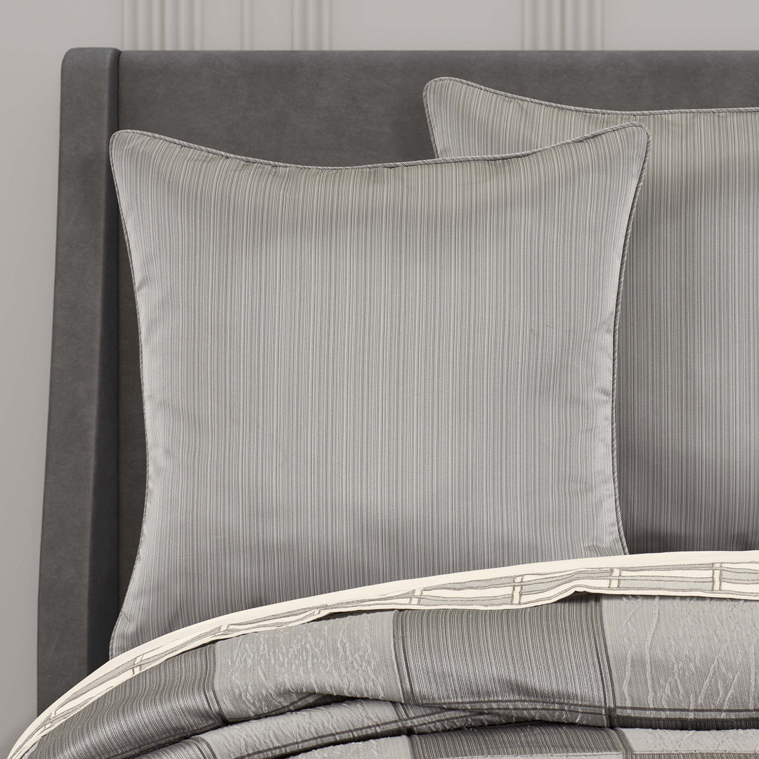 Brando Charcoal Euro Shams – Latest Bedding