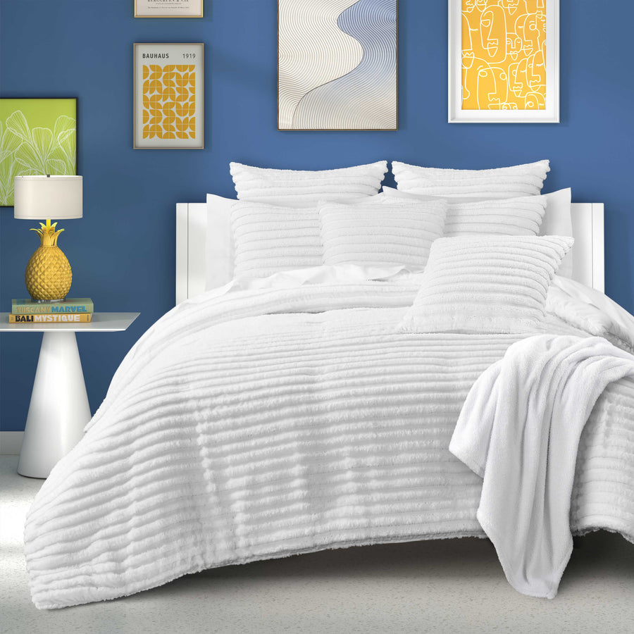 White Comforter Set (King, Queen & Cal) | Latest Bedding