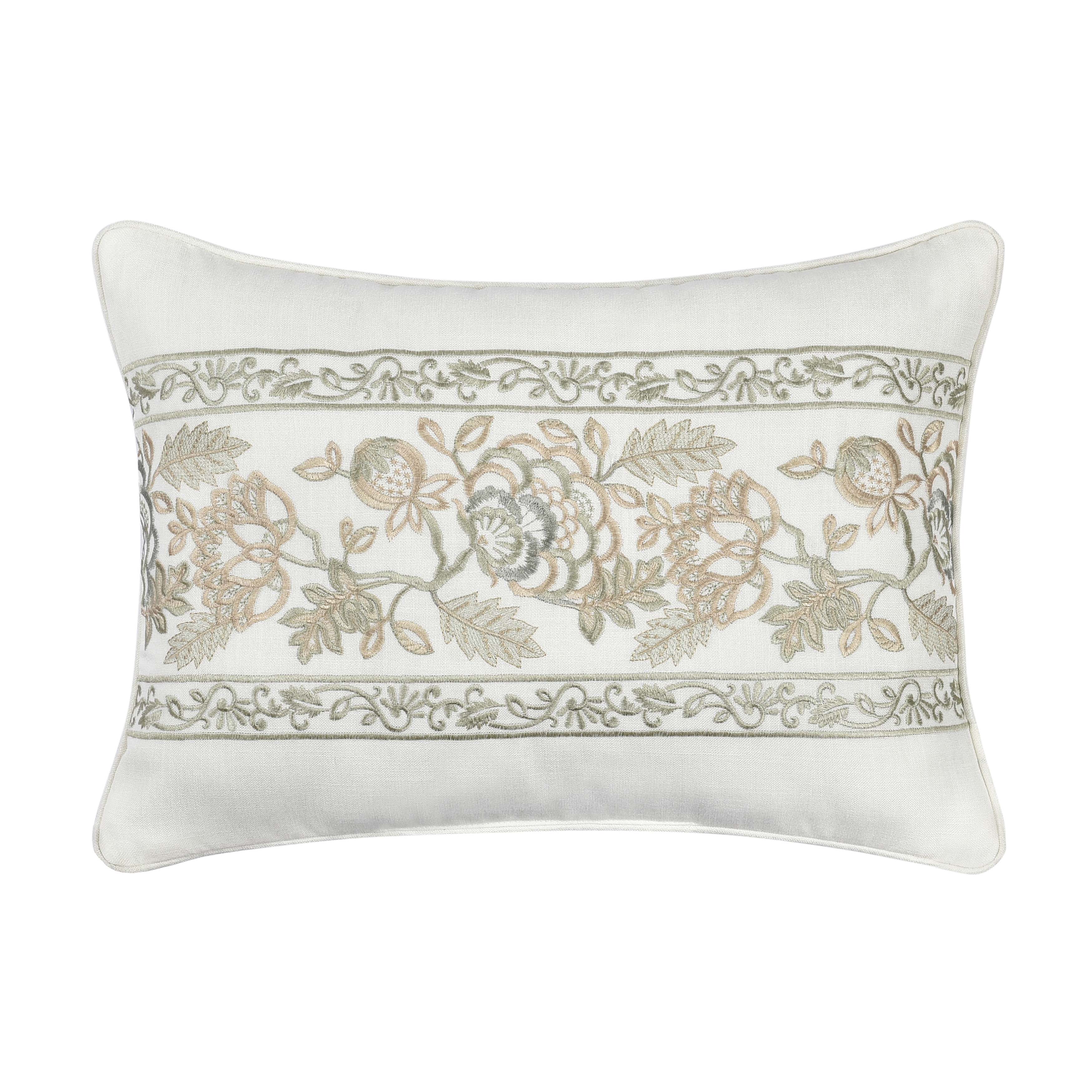 Fairview Sage Boudoir Decorative Throw Pillow 21" x 15" – Latest Bedding