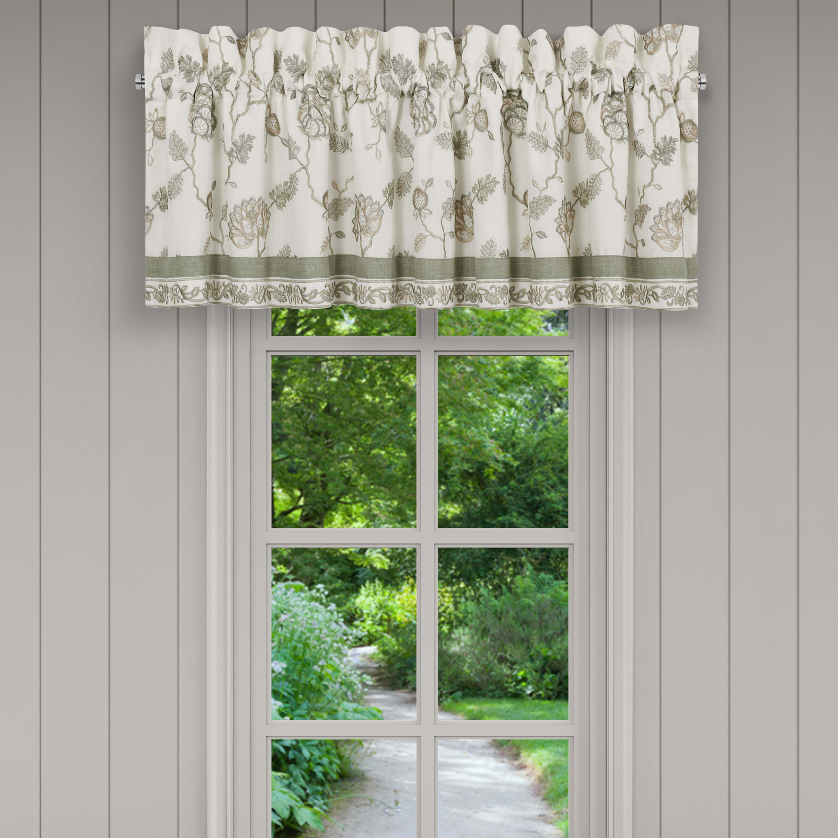 Fairview Sage Straight Window Valance – Latest Bedding