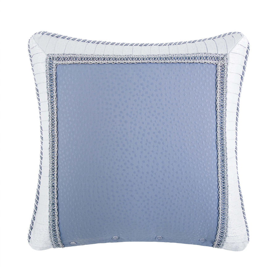 Floral Damask Periwinkle Square Decorative Throw Pillow 18" x 18 ...