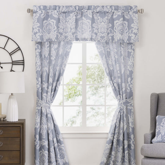 Floral Damask Periwinkle 4 Piece Comforter Set – Latest Bedding