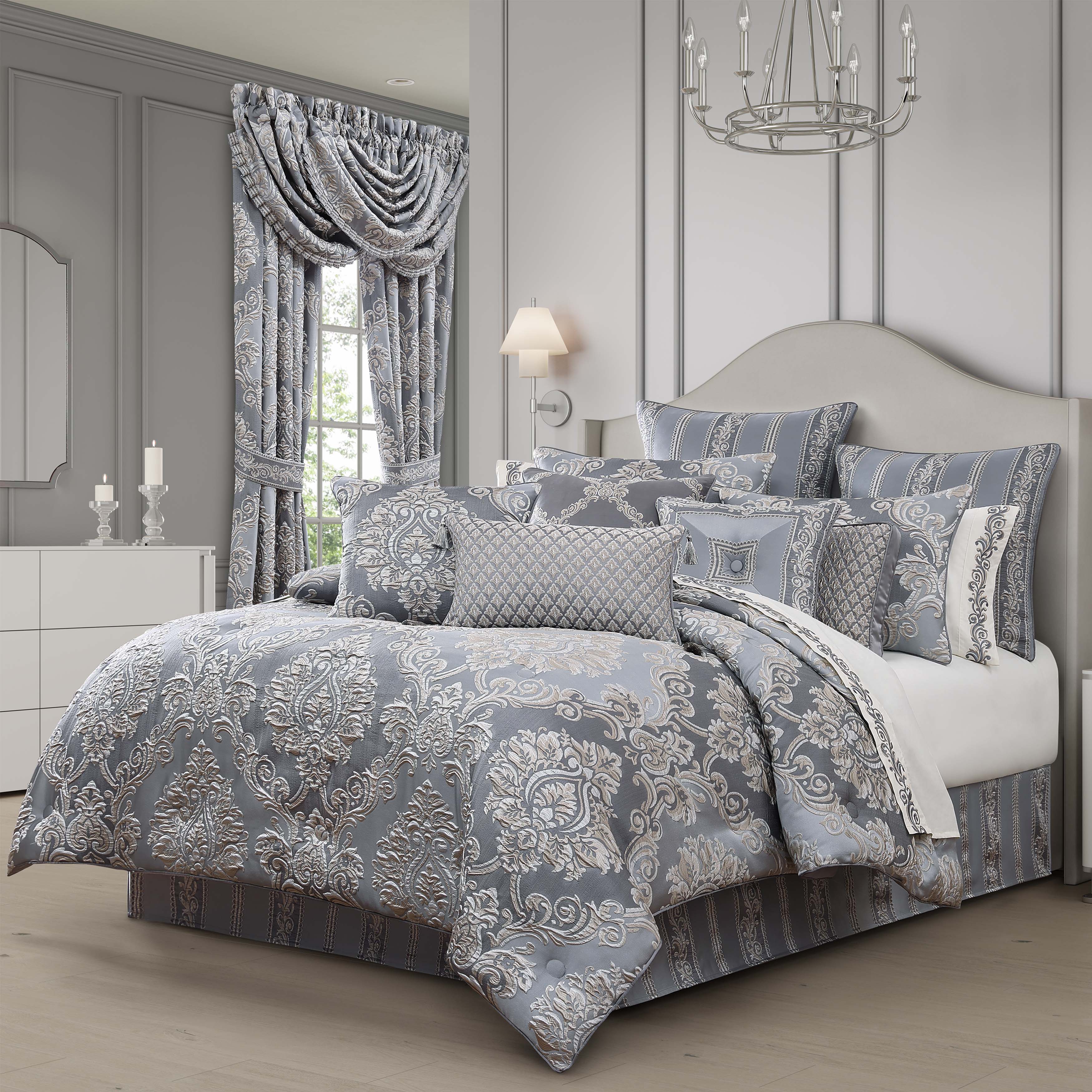 Krista Powder Blue 4 Piece Comforter Set – Latest Bedding