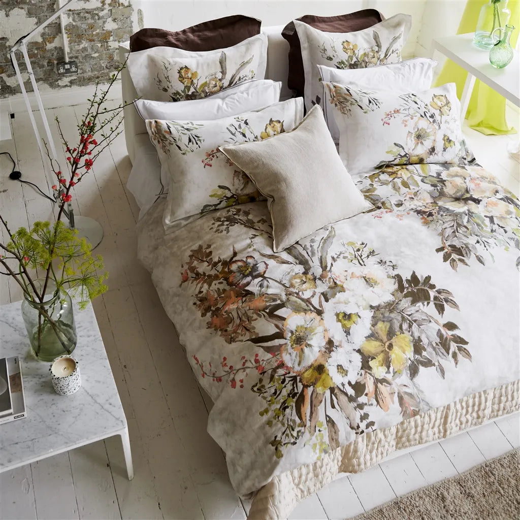Margaretta Sepia Indigo Duvet Cover – Latest Bedding