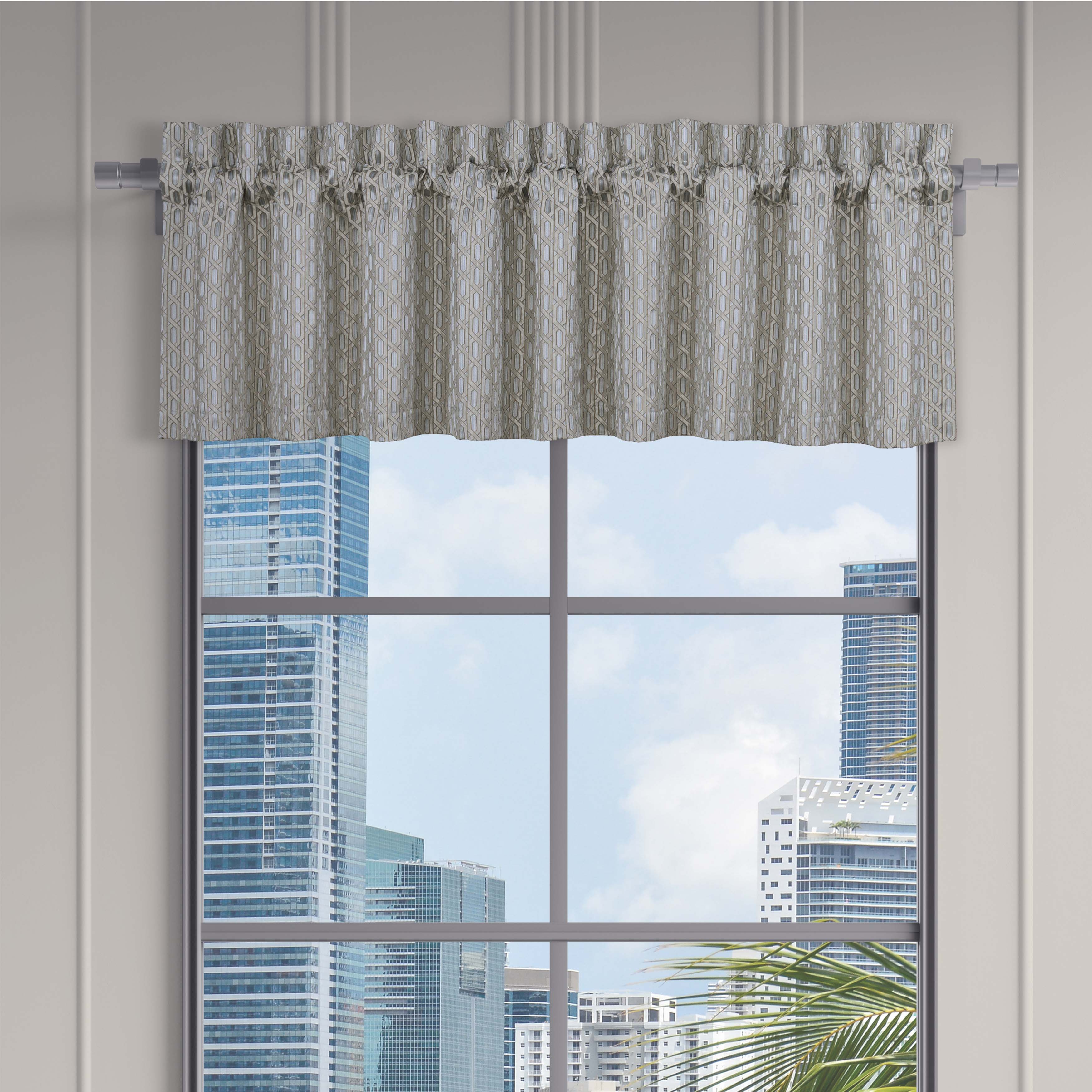 Metropolitan Cloud Straight Window Valance – Latest Bedding