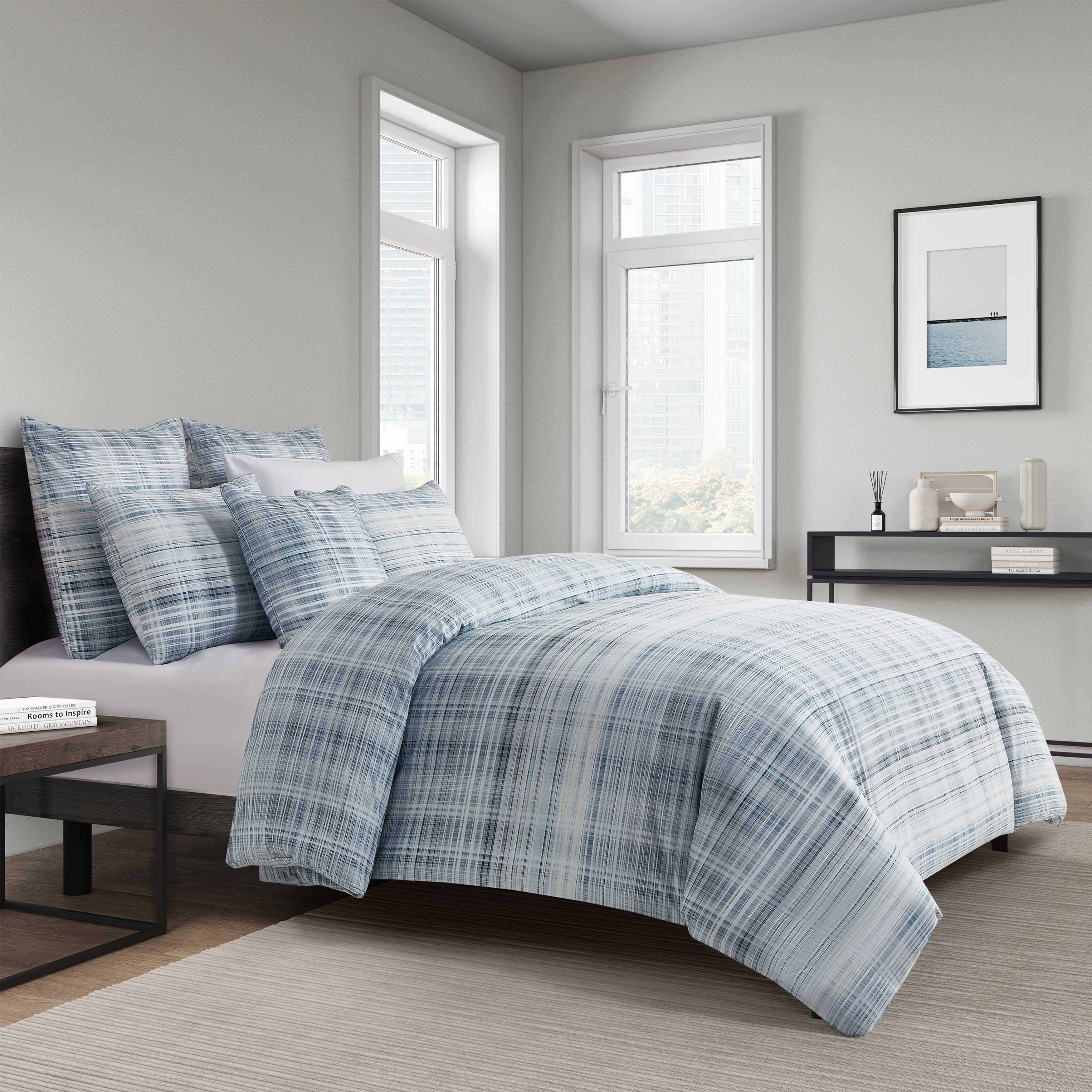 Pascal Blue 3 Piece Duvet Cover Set – Latest Bedding
