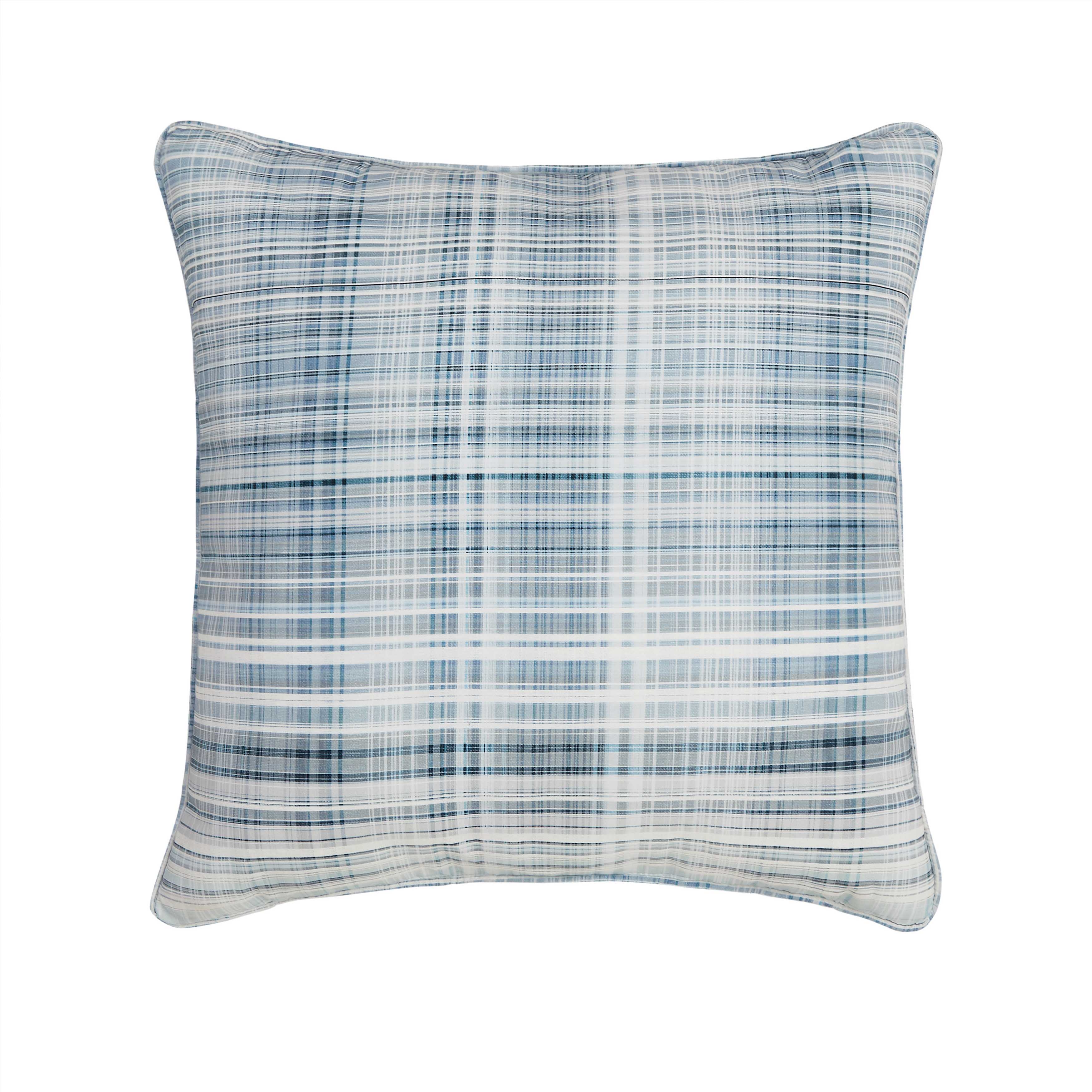 Pascal Blue Square Decorative Throw Pillow 20" x 20" – Latest Bedding