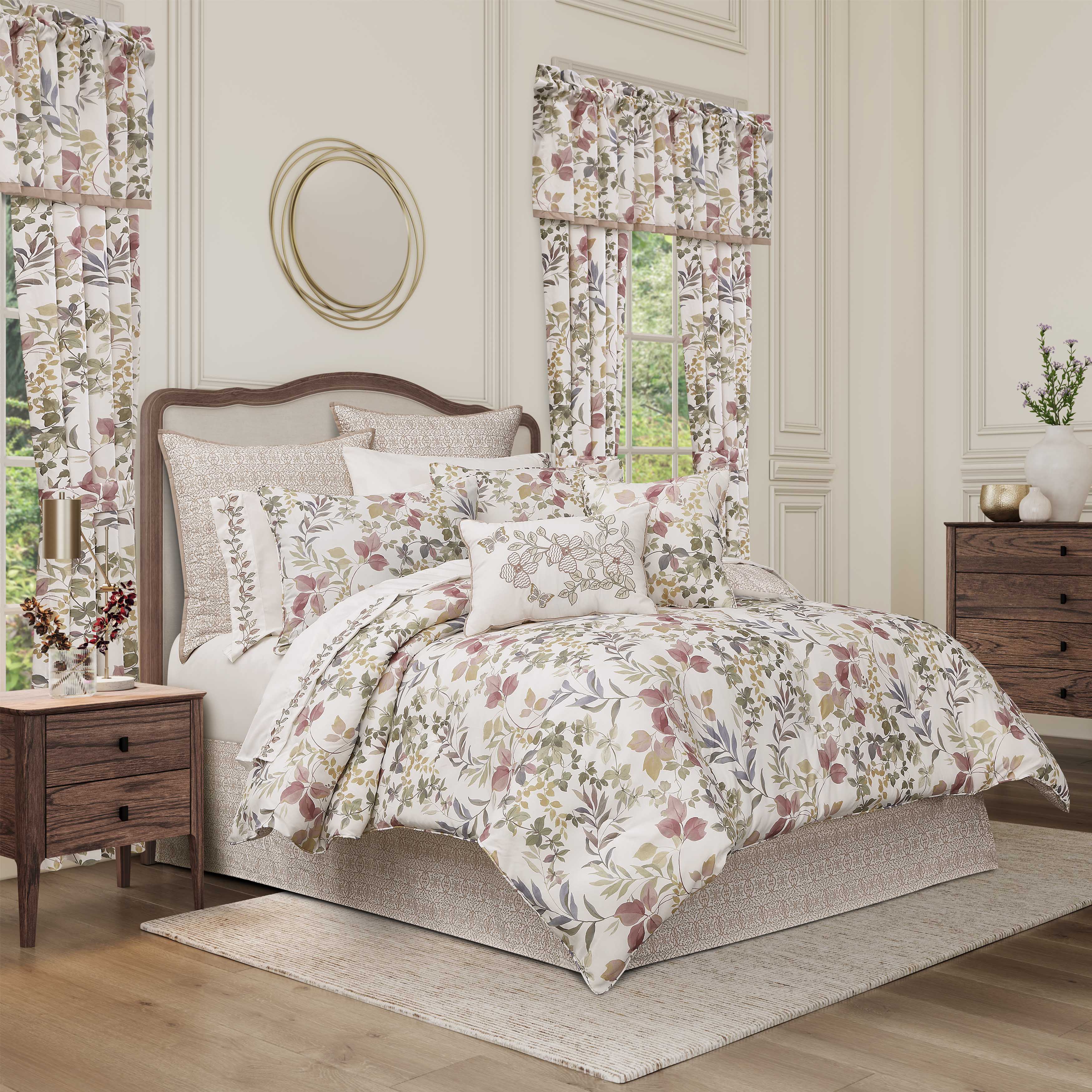 Rosewood Rose 4 Piece Comforter Set – Latest Bedding