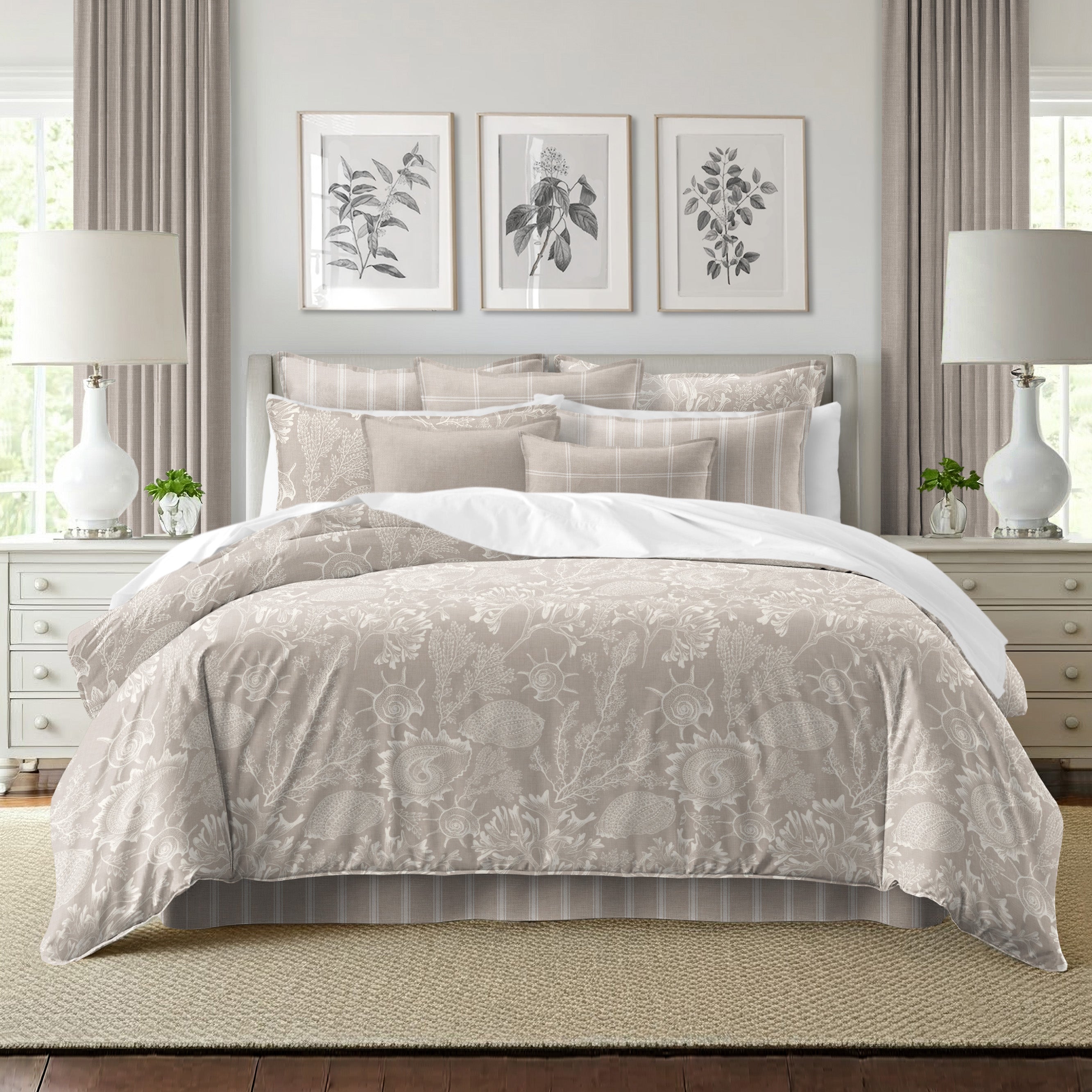 Shellabrate Natural 8 Piece Comforter Set – Latest Bedding