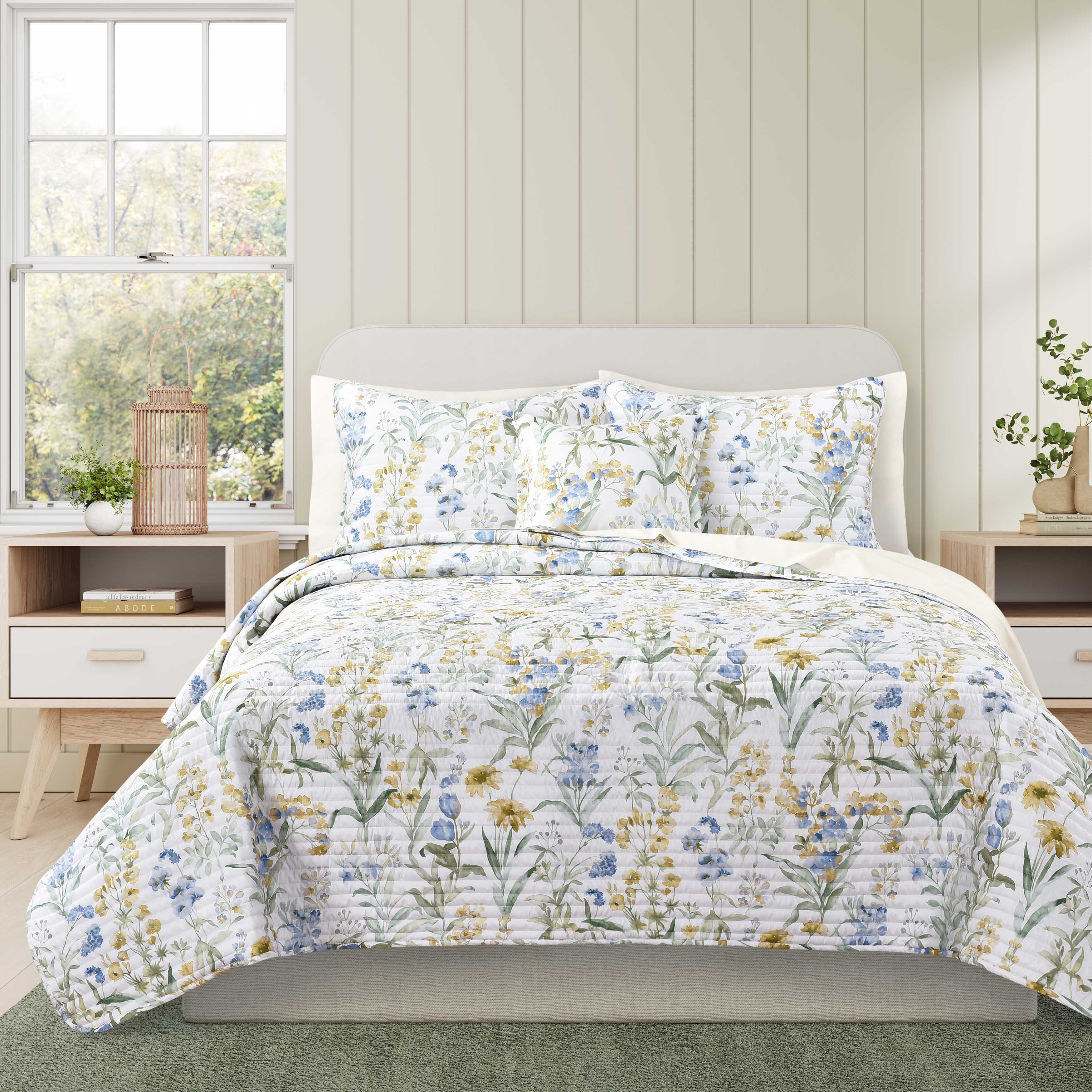 Tallulah Blue 3 Piece Quilt Set – Latest Bedding