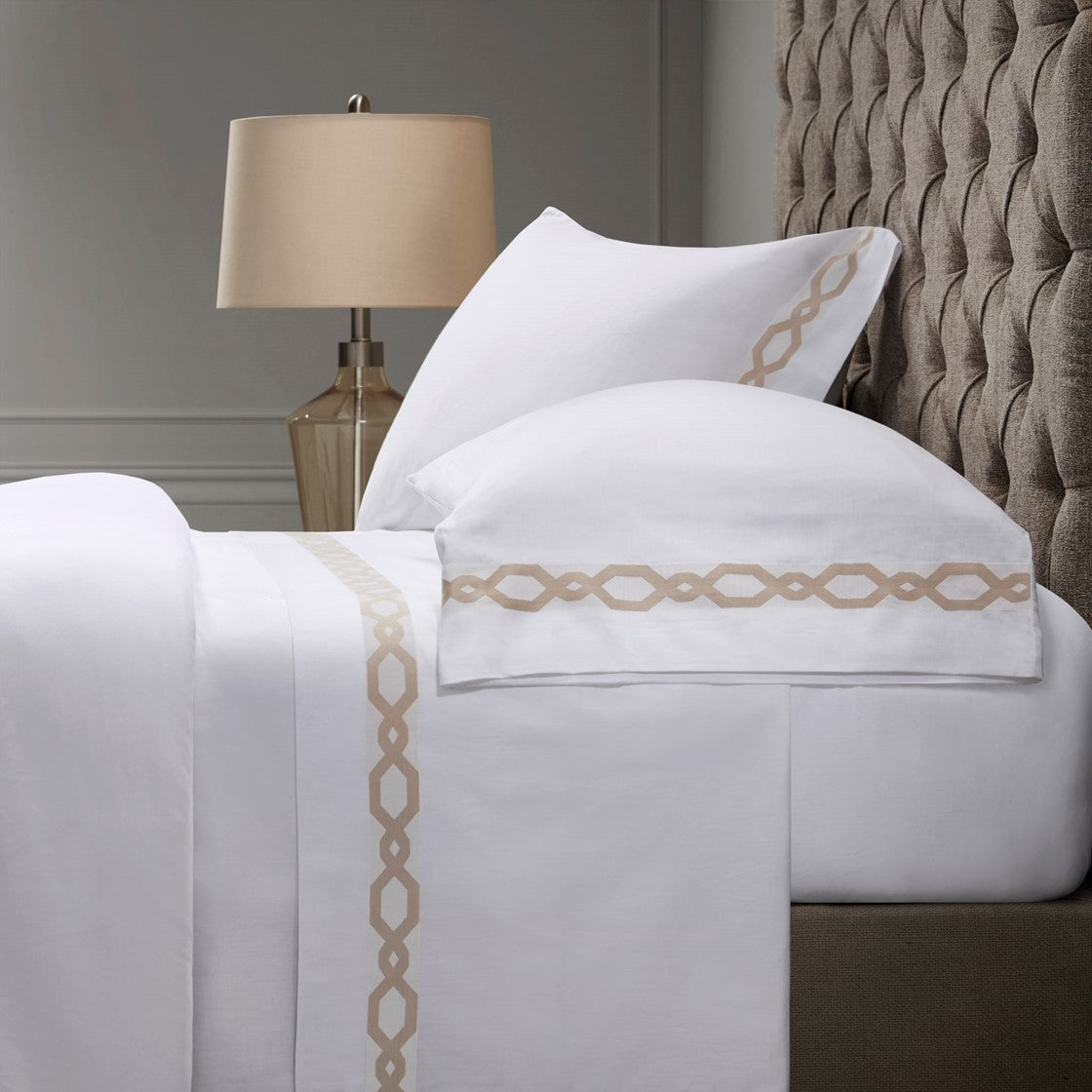 Signature Hem Taupe Sheet Set – Latest Bedding