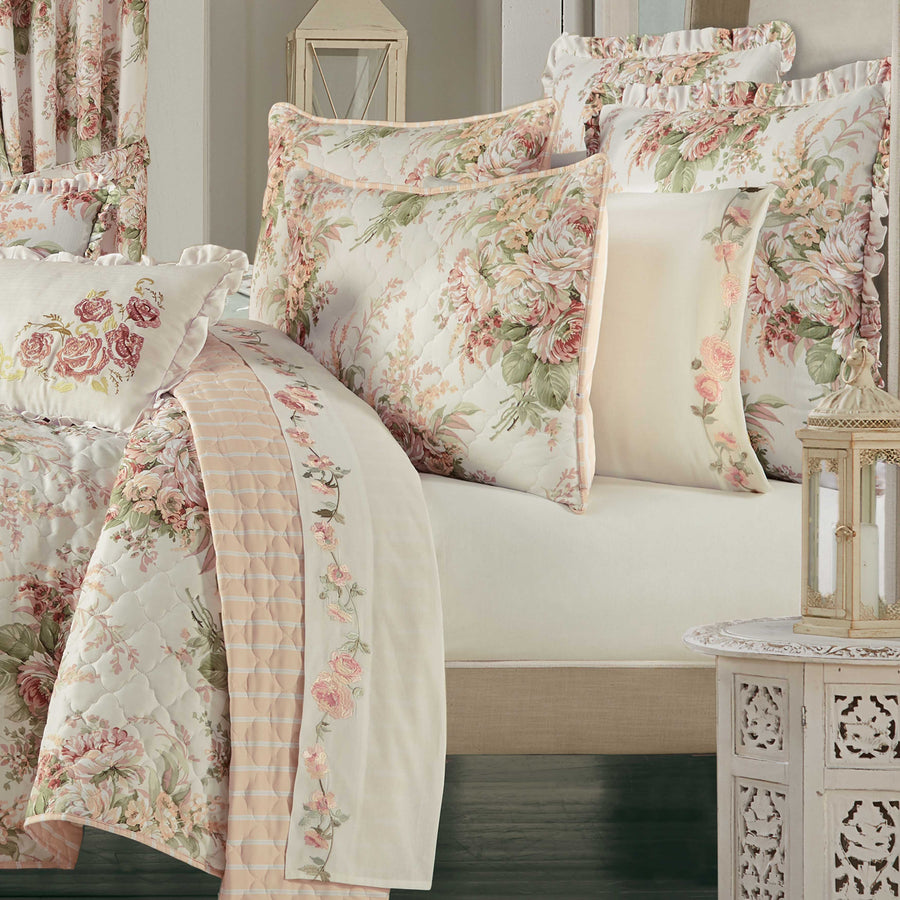 Royal Court Estelle Coral 3-Piece Quilt Set – Latest Bedding