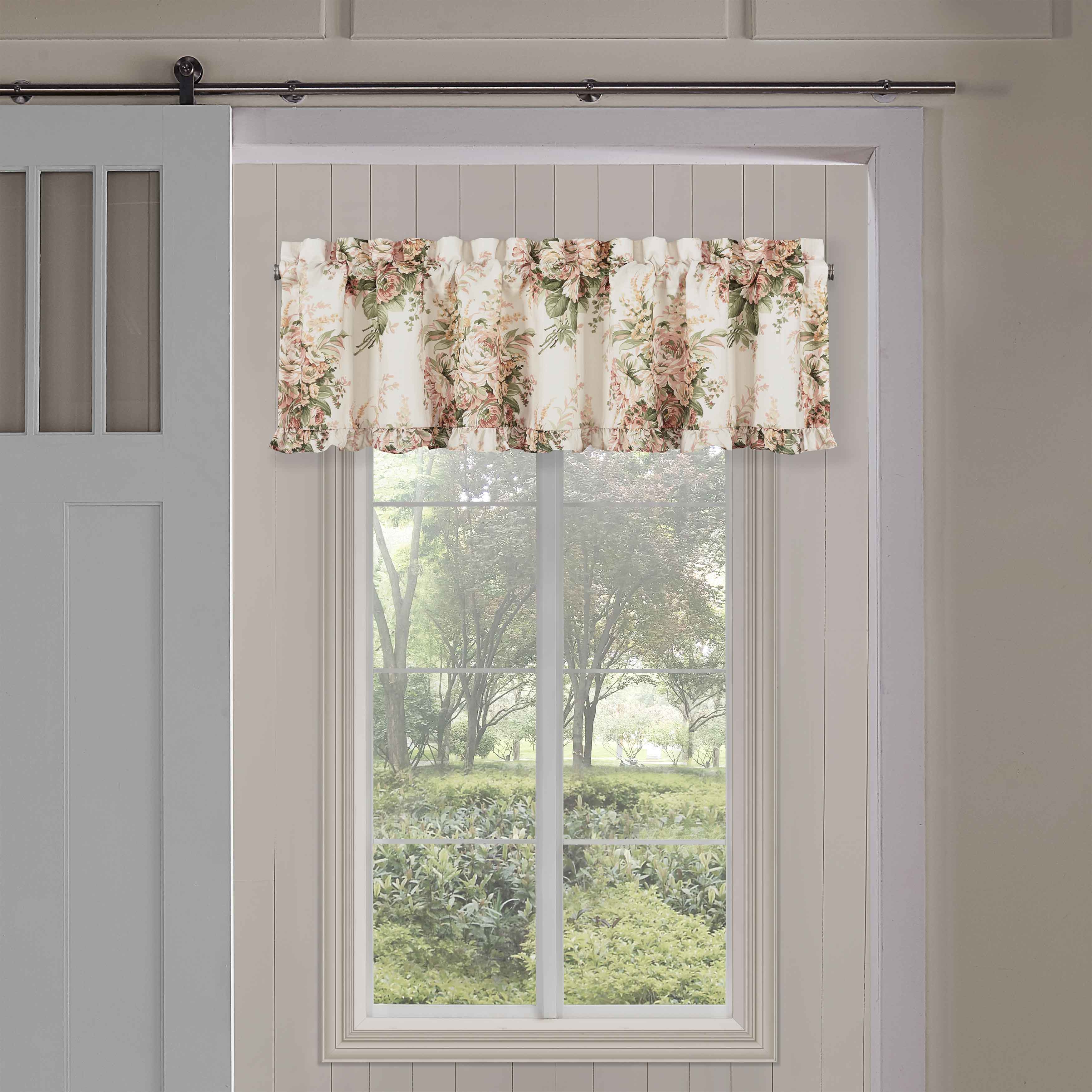 Royal Court Estelle Coral Straight Window Valance – Latest Bedding