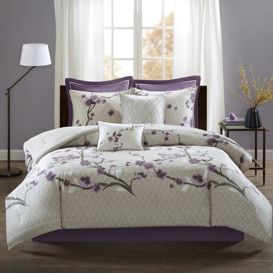Queen & King Size Purple Comforter Sets, Quilt sets, Duvet Covers ...