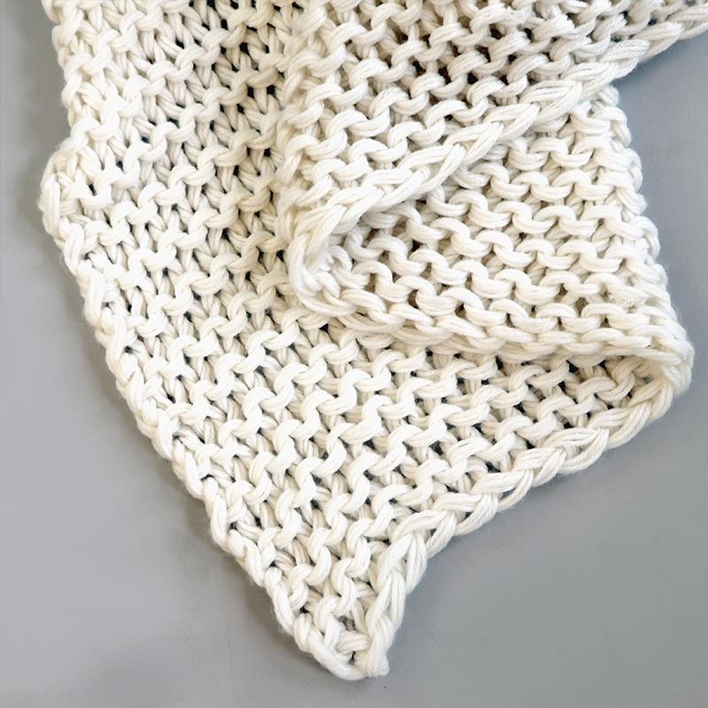 Luca Ivory Chunky Knit Throw By J Queen – Latest Bedding