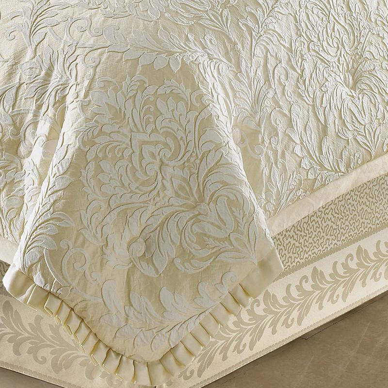 Marquis Ivory 4-Piece Comforter Set By J Queen – Latest Bedding