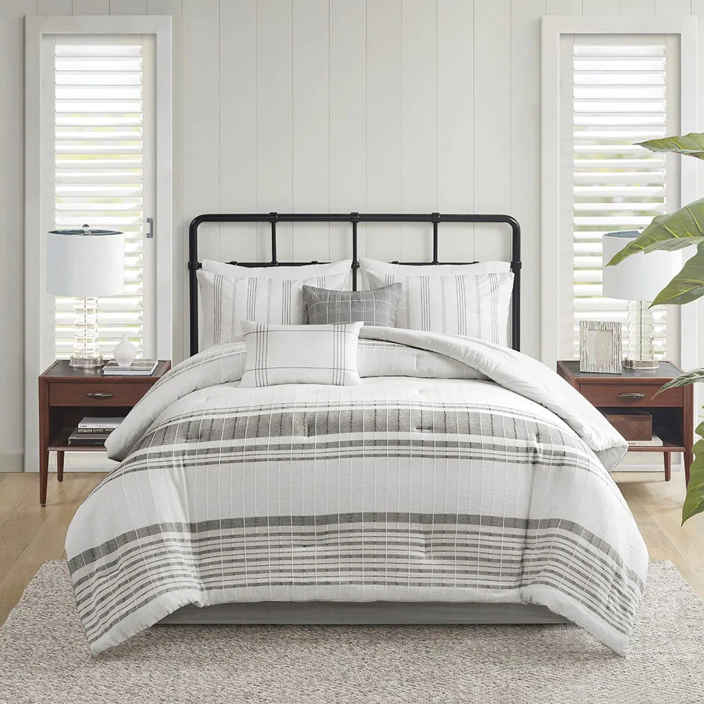 Morgan 6-Piece Jacquard Comforter Set – Latest Bedding