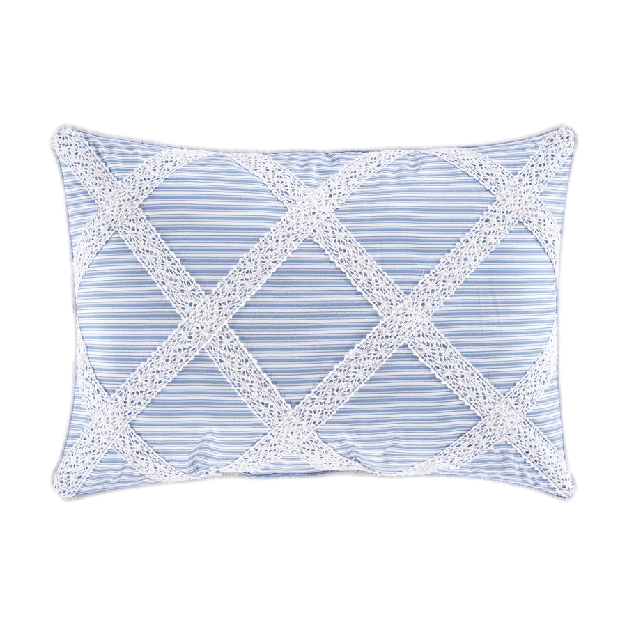 Rialto French Blue 4-Piece Comforter Set By J Queen – Latest Bedding