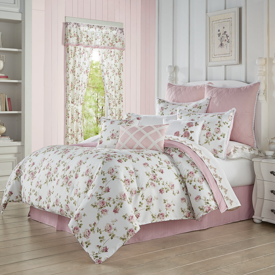 King & Queen Size Pink Comforter Sets, Quilt, Coverlet, & Sheet Set ...