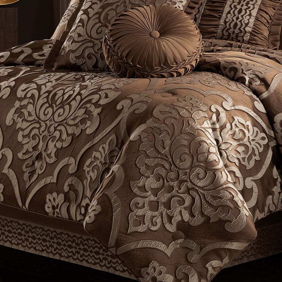 Surano Copper 4-Piece Comforter Set By J Queen – Latest Bedding